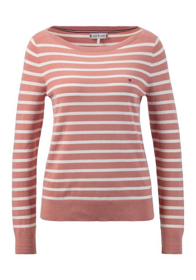 Tommy Hilfiger Strickpullover Co Jersey Stitch Boat Nk Sweater Mit